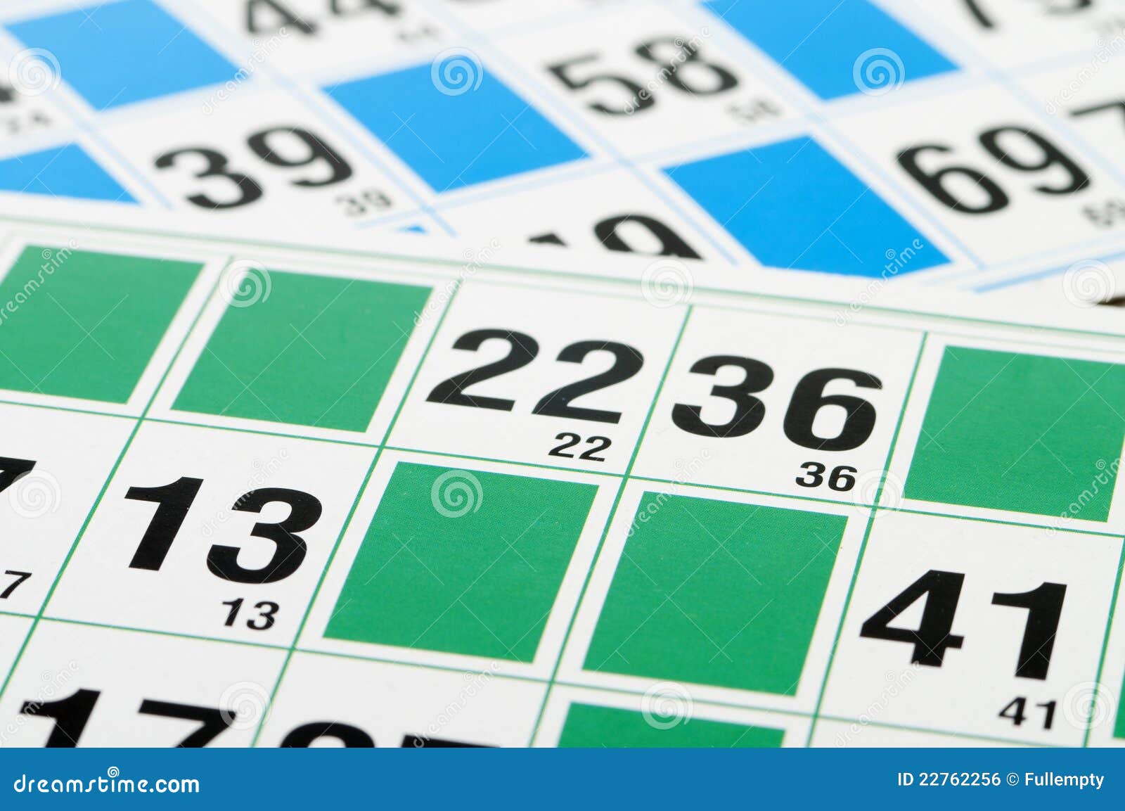 Bingo Cards and Number Thirteen Stock Photo - Image of thirteen ...