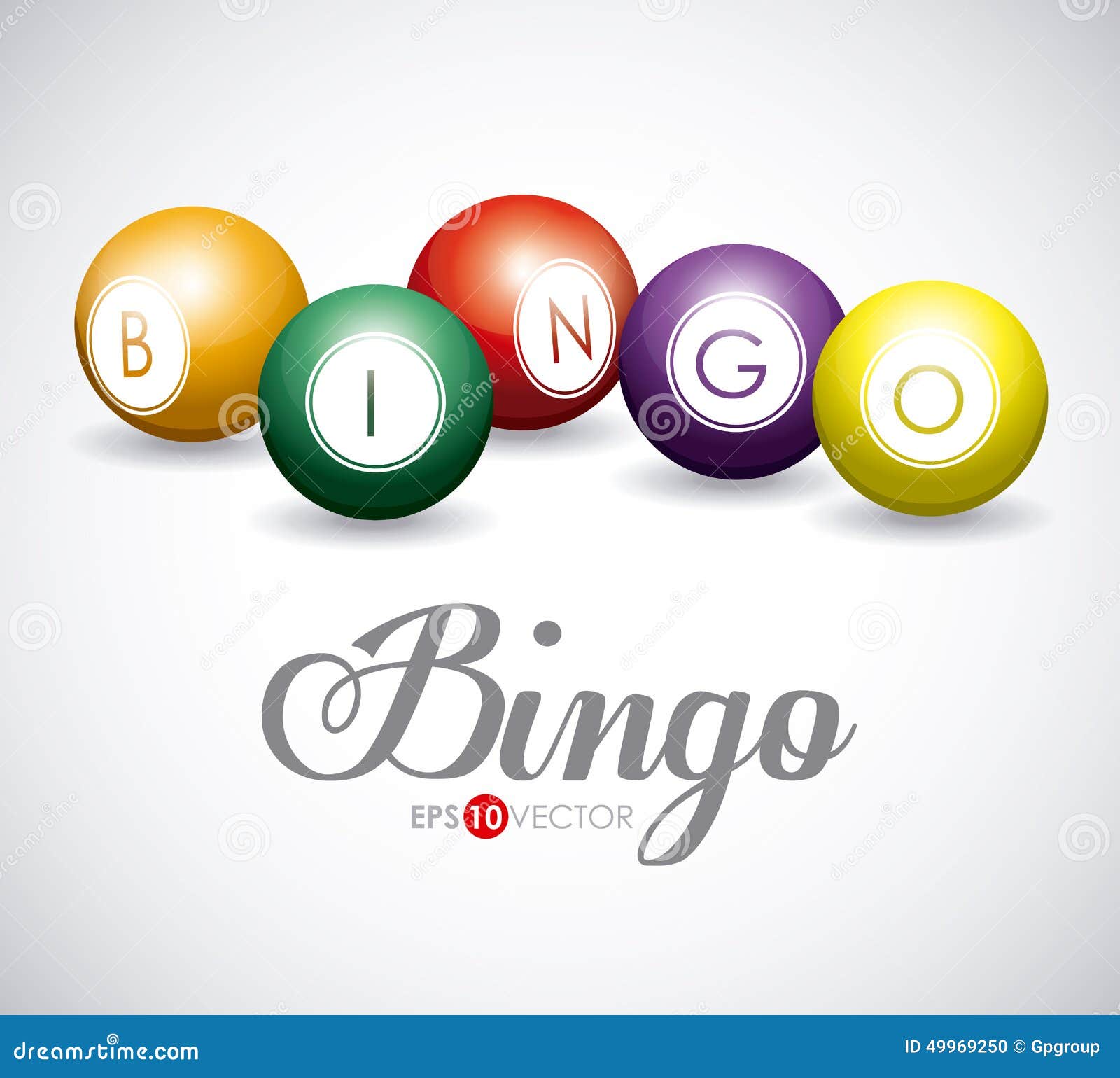 Bingo Design, Illustration. Stock Illustration - Illustration of play ...