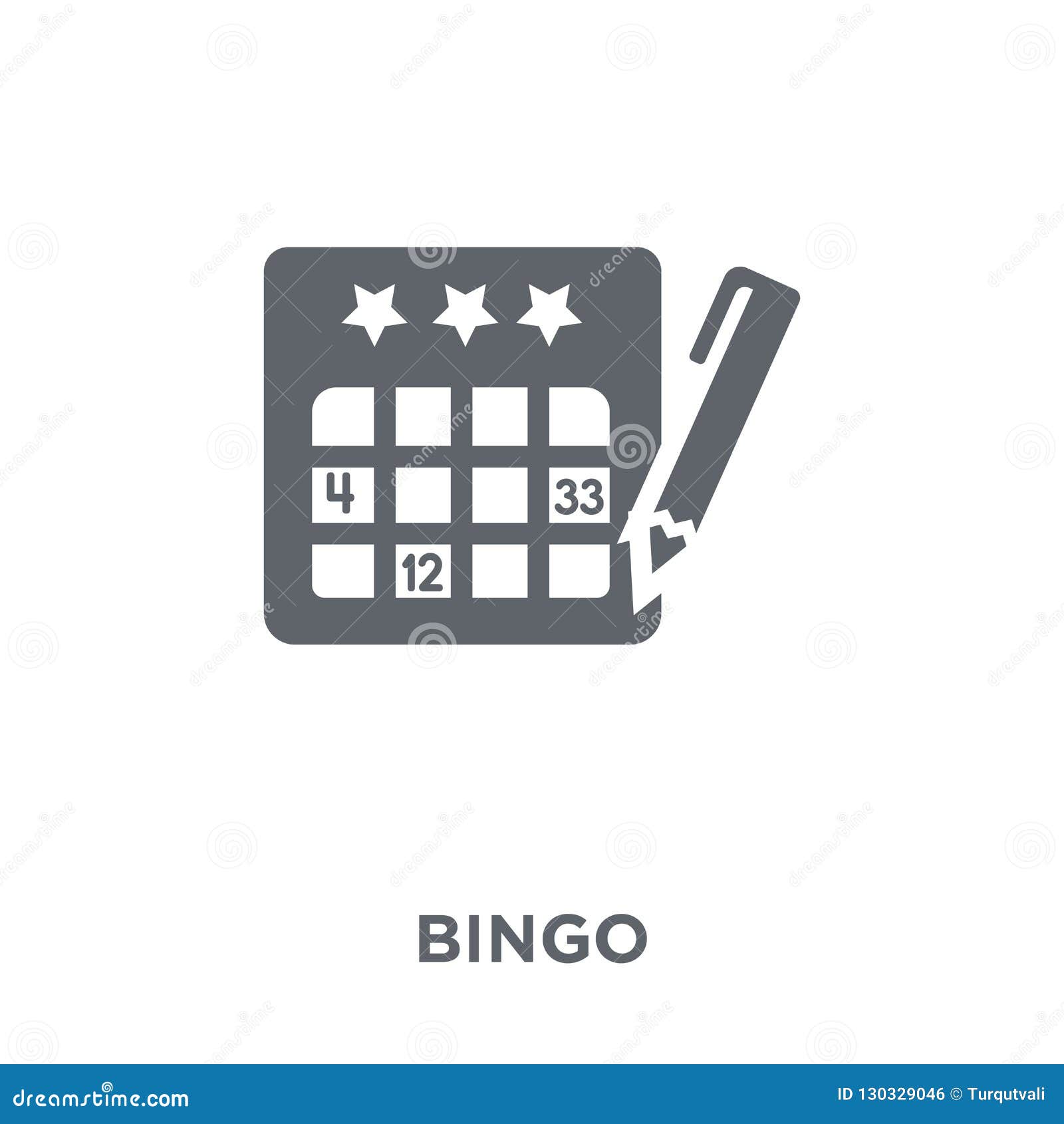 Bingo Icon. Trendy Bingo Logo Concept On White Background From E ...