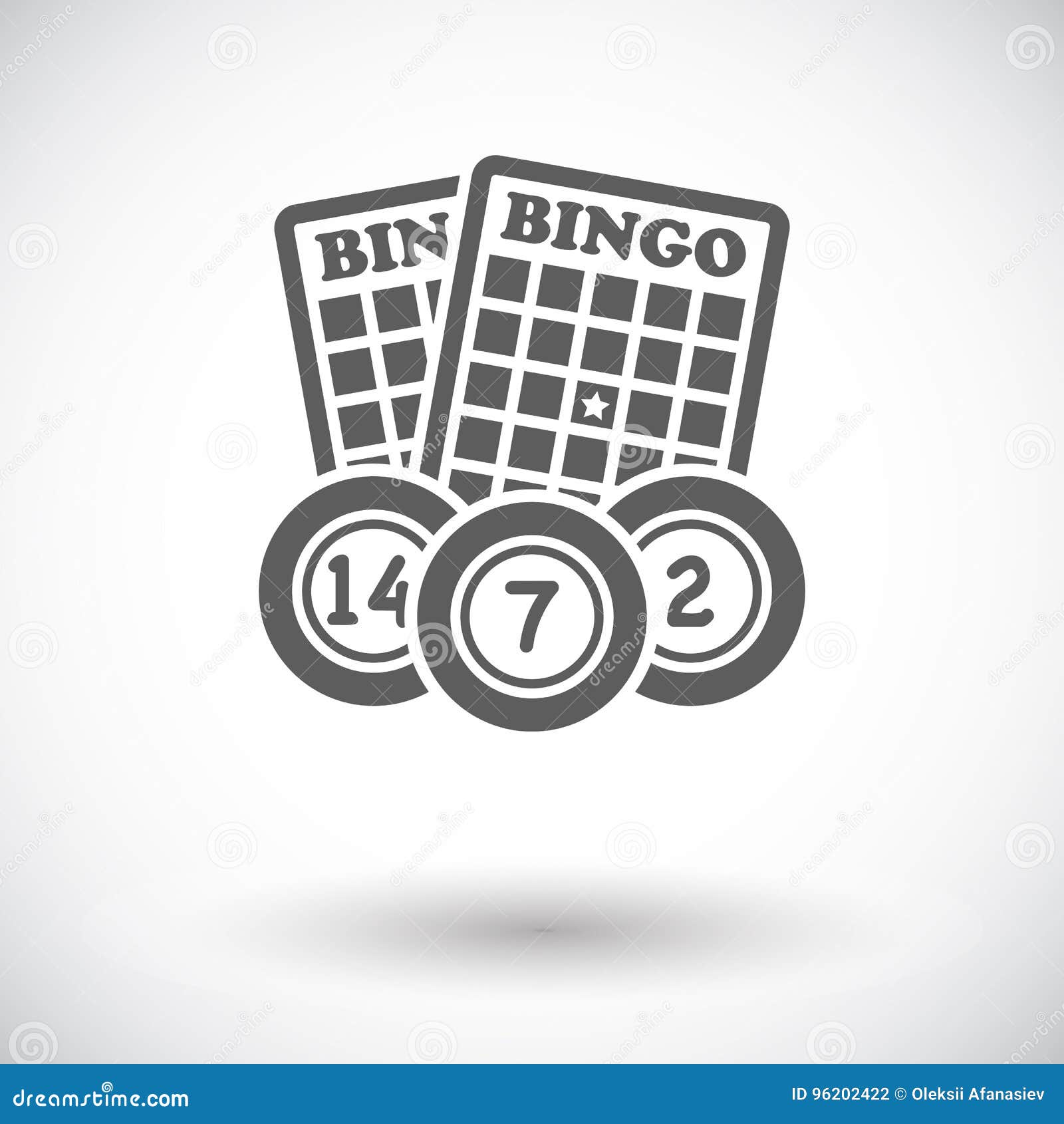 Bingo Icon Vector Illustration | CartoonDealer.com #96202422