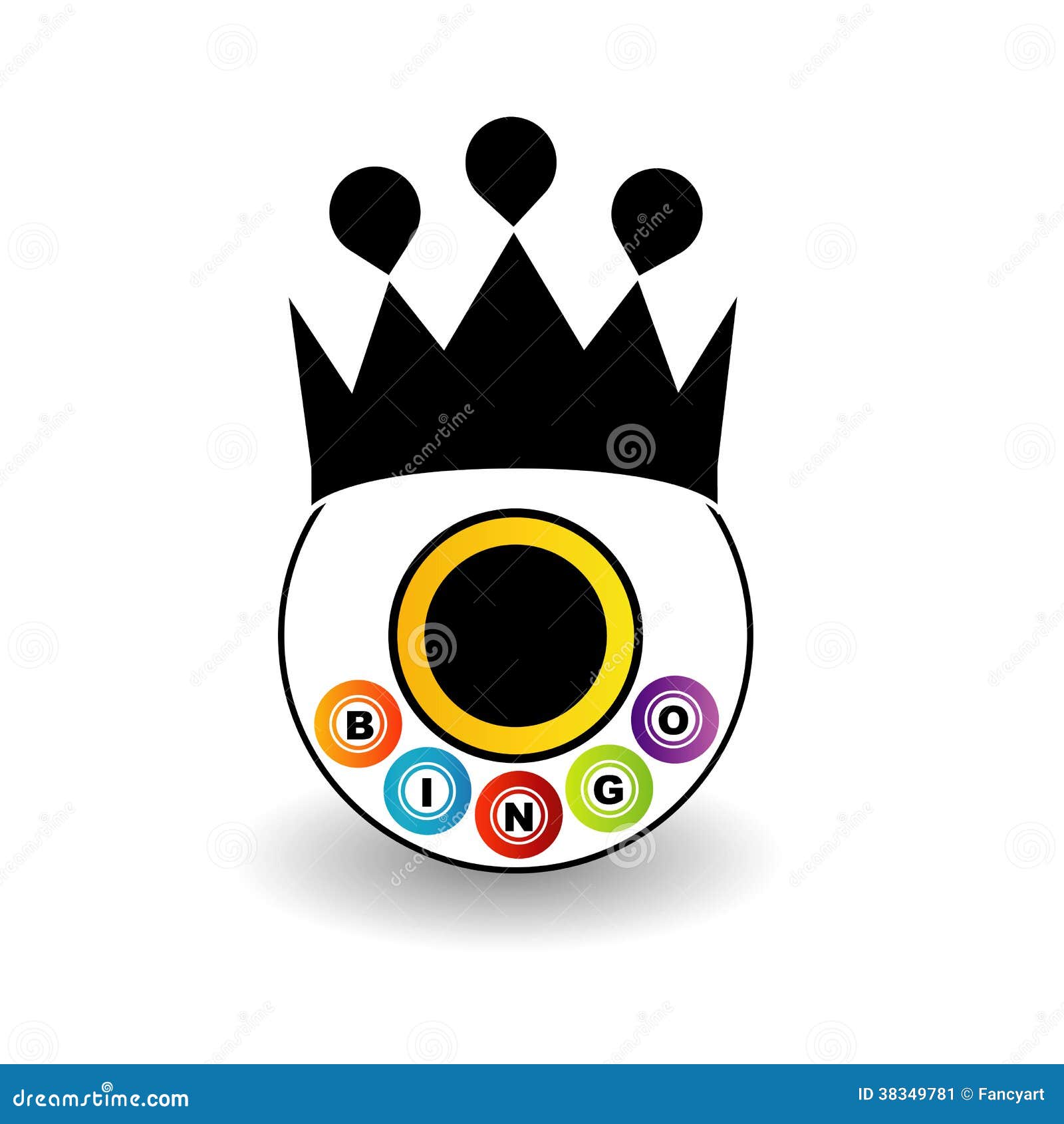 Bingo stock vector. Illustration of balls, balloon, exact - 38349781