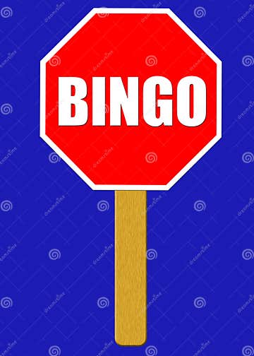 Bingo paddle stock illustration. Illustration of bingo - 10393239