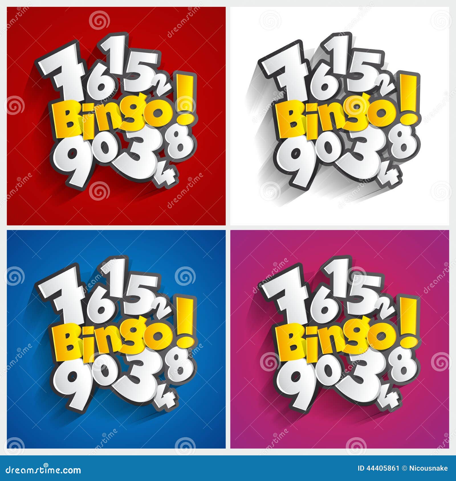 Bingo, símbolo del bote ilustración del vector. Ilustración de muestra ...