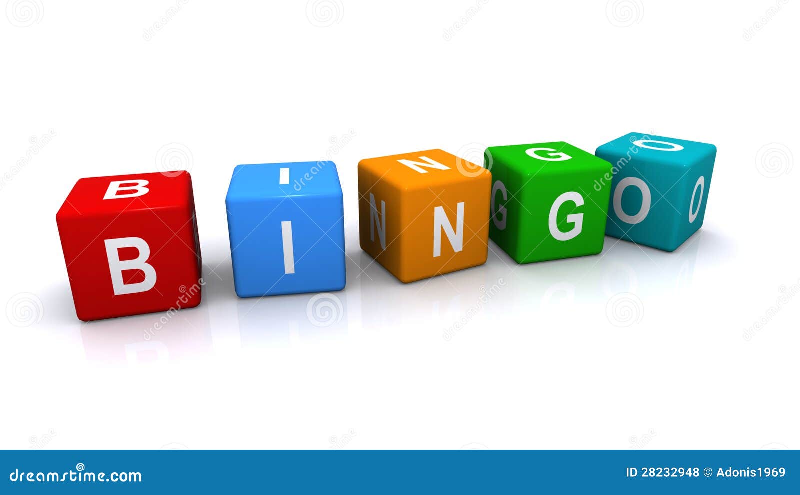 Bingo Sign Logo Hand Drawn Vector Lettering. Isolated On Background ...