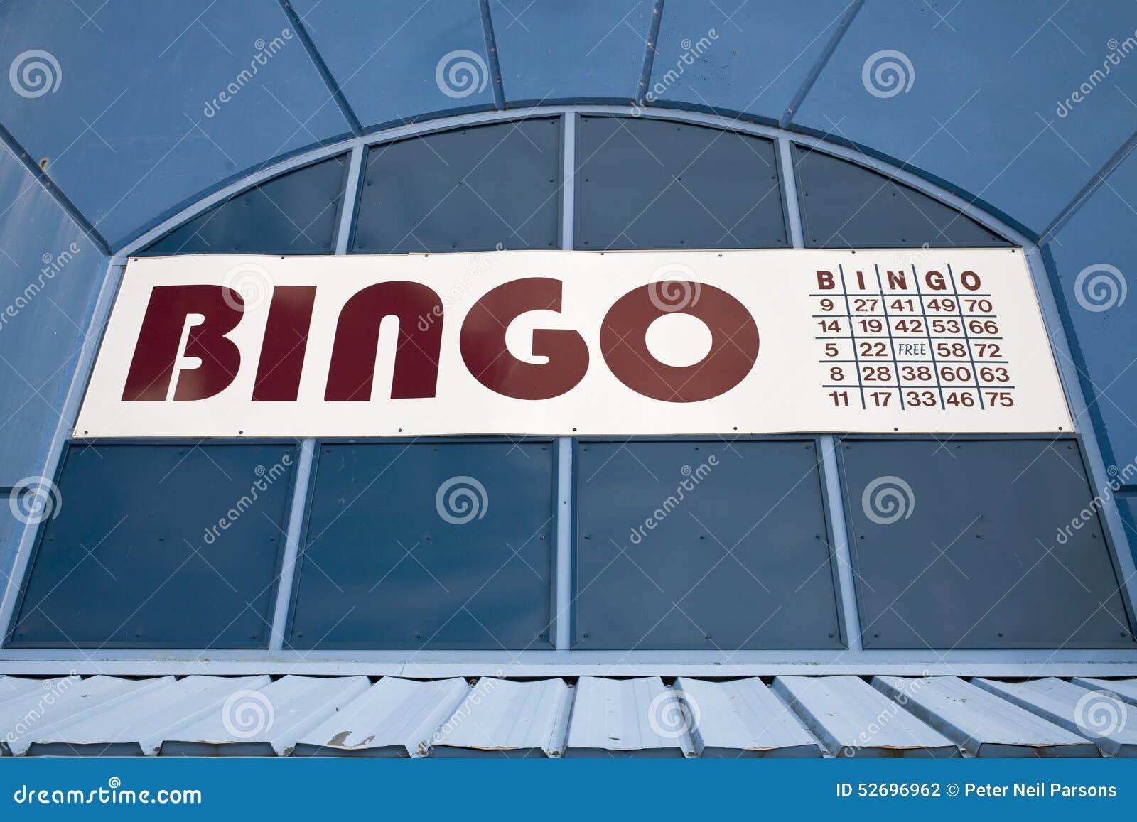 Bingo editorial photography. Image of bingo, architecture - 52696962