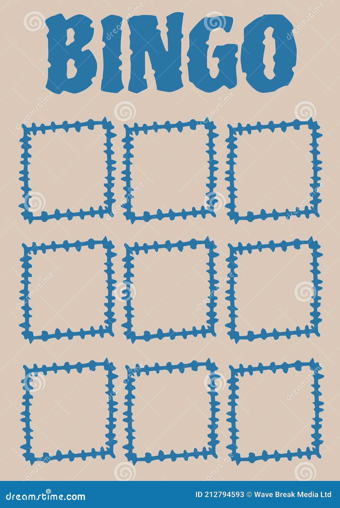 Bingo Score Card Cartoon Vector | CartoonDealer.com #17846751