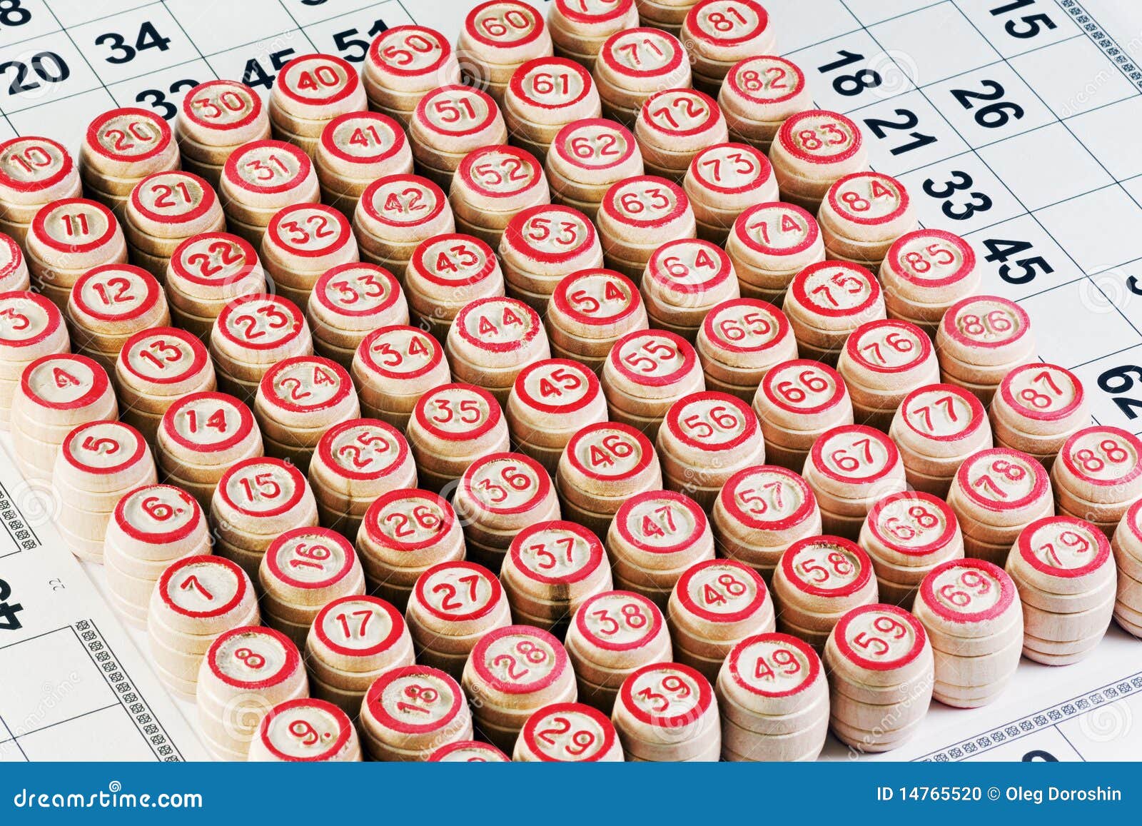 Bingo van het spel stock foto. Image of fortuin, menigte - 14765520