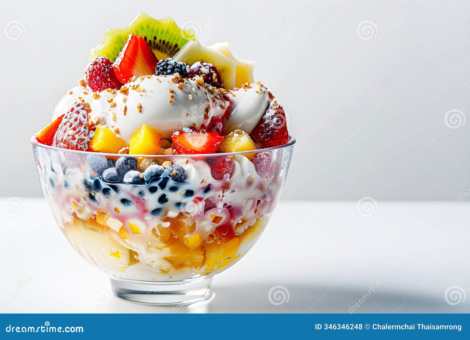 Bingsu Icream, Clean Light, Bright Lighting, Soft Toned, Minimal Style ...