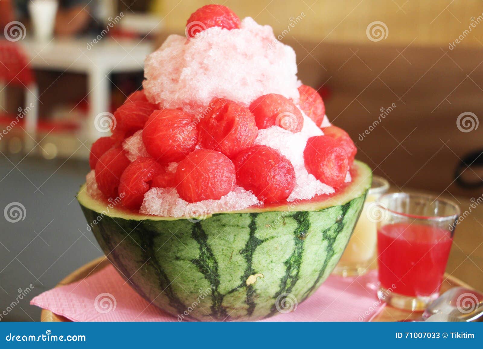 Bingsu stock image. Image of restaurant, thailand, relief - 71007033