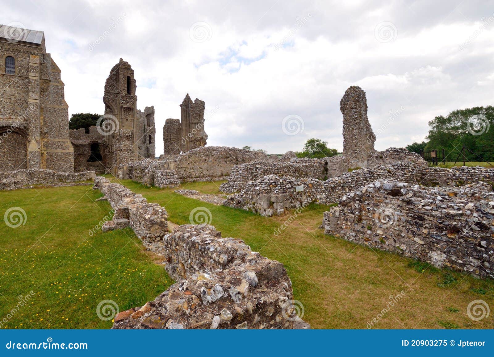 Binham Priory stock image. Image of monastery, foundation - 20903275