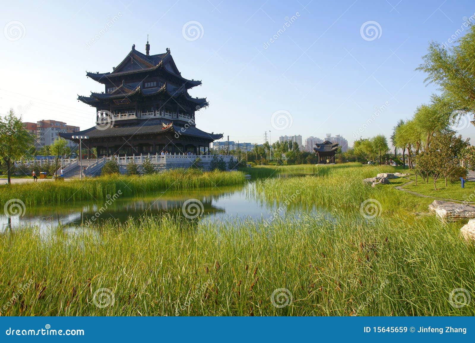 Binhe park stock image. Image of hydrophytic, cockloft - 15645659