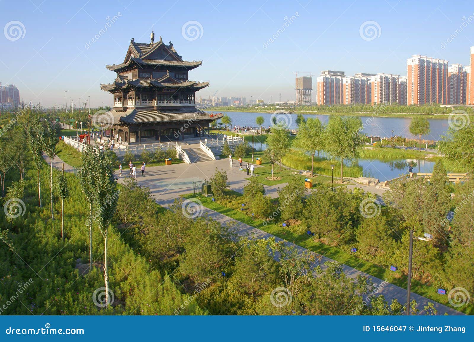 Binhe park stock image. Image of river, plant, garden - 15646047