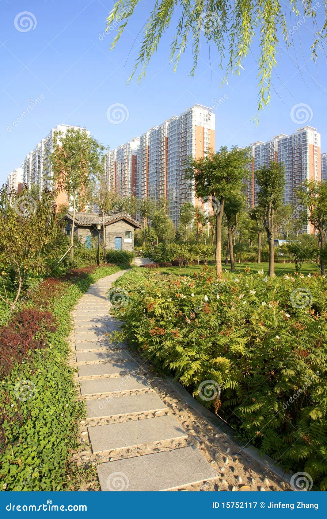 Binhe park stock image. Image of shrub, taiyuan, garden - 15752117