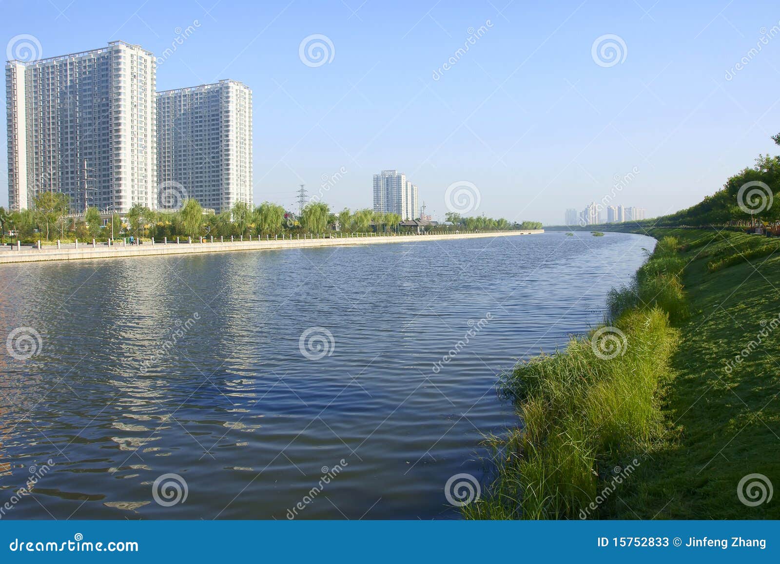 Binhe Park stock image. Image of garden, shanxi, strand - 15752833