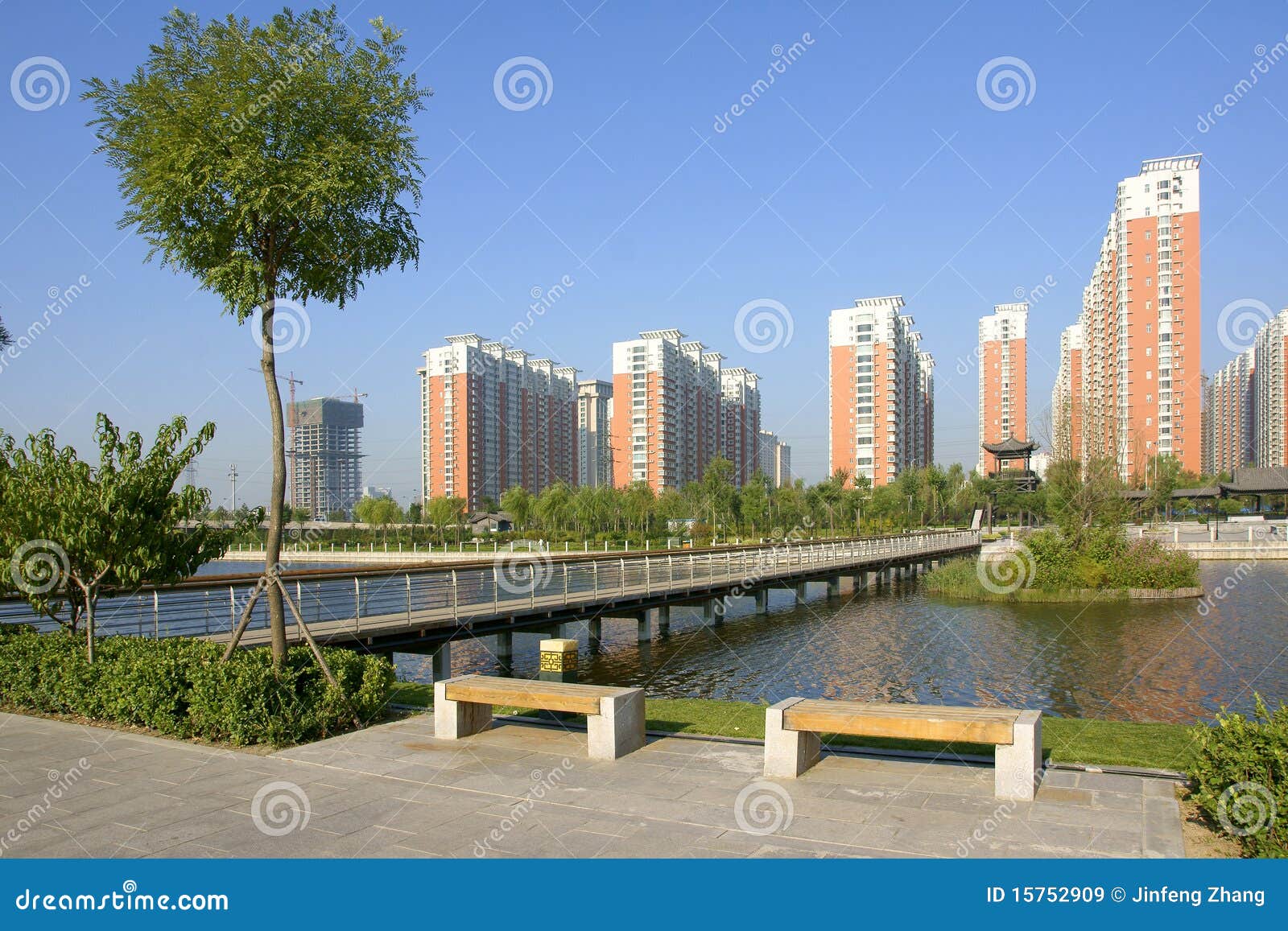 Binhe Park stock image. Image of view, scenic, garden - 15752909