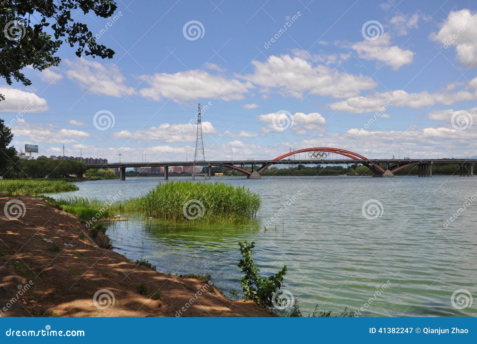 Binhe Park in Shunyi editorial photography. Image of summer - 41382247