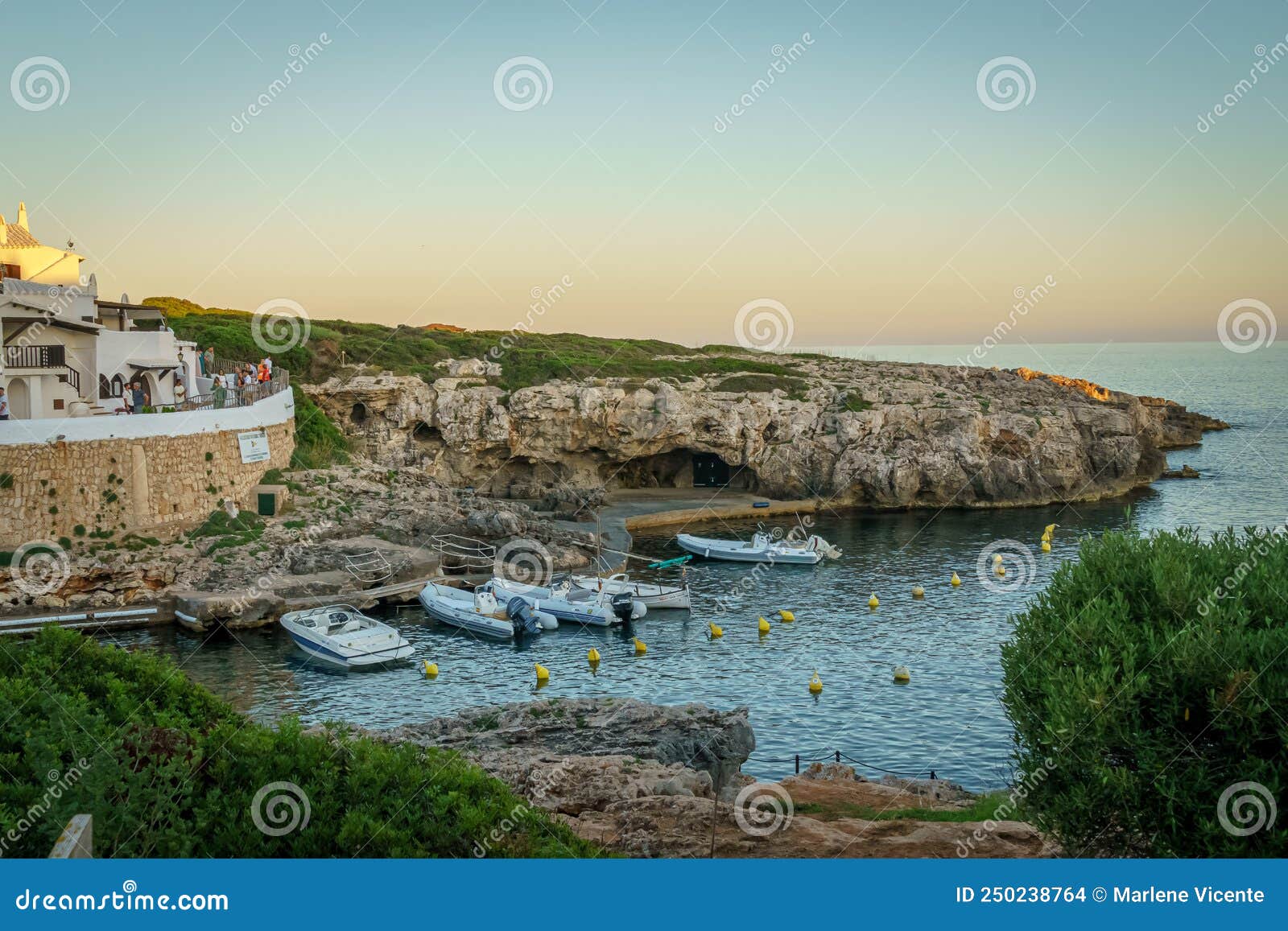 Binibeca Vell. Fisher S Town. Minorca Stock Photo - Image of town, tone ...