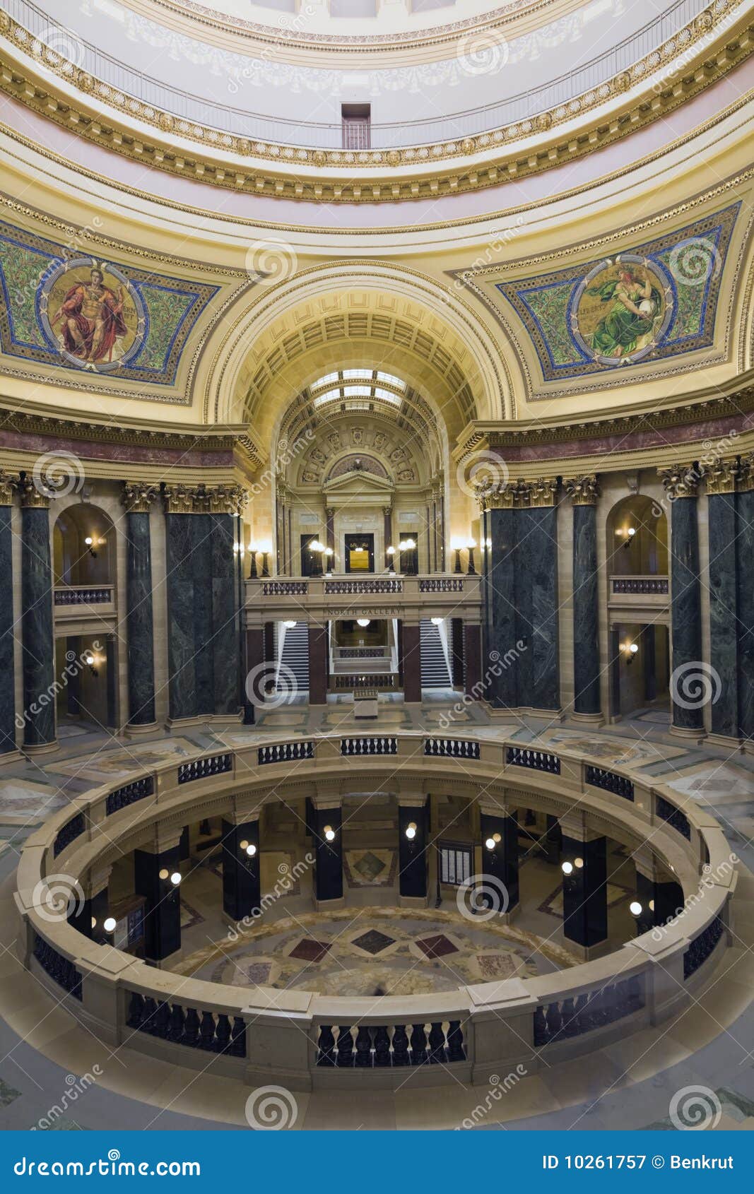 Binnenland Van Het Capitool Van De Staat Stock Afbeelding - Image of ...