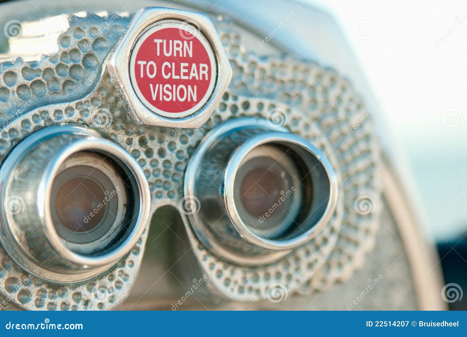 Binocular Scenic Viewer Closeup Stock Image - Image of viewer, glasses ...