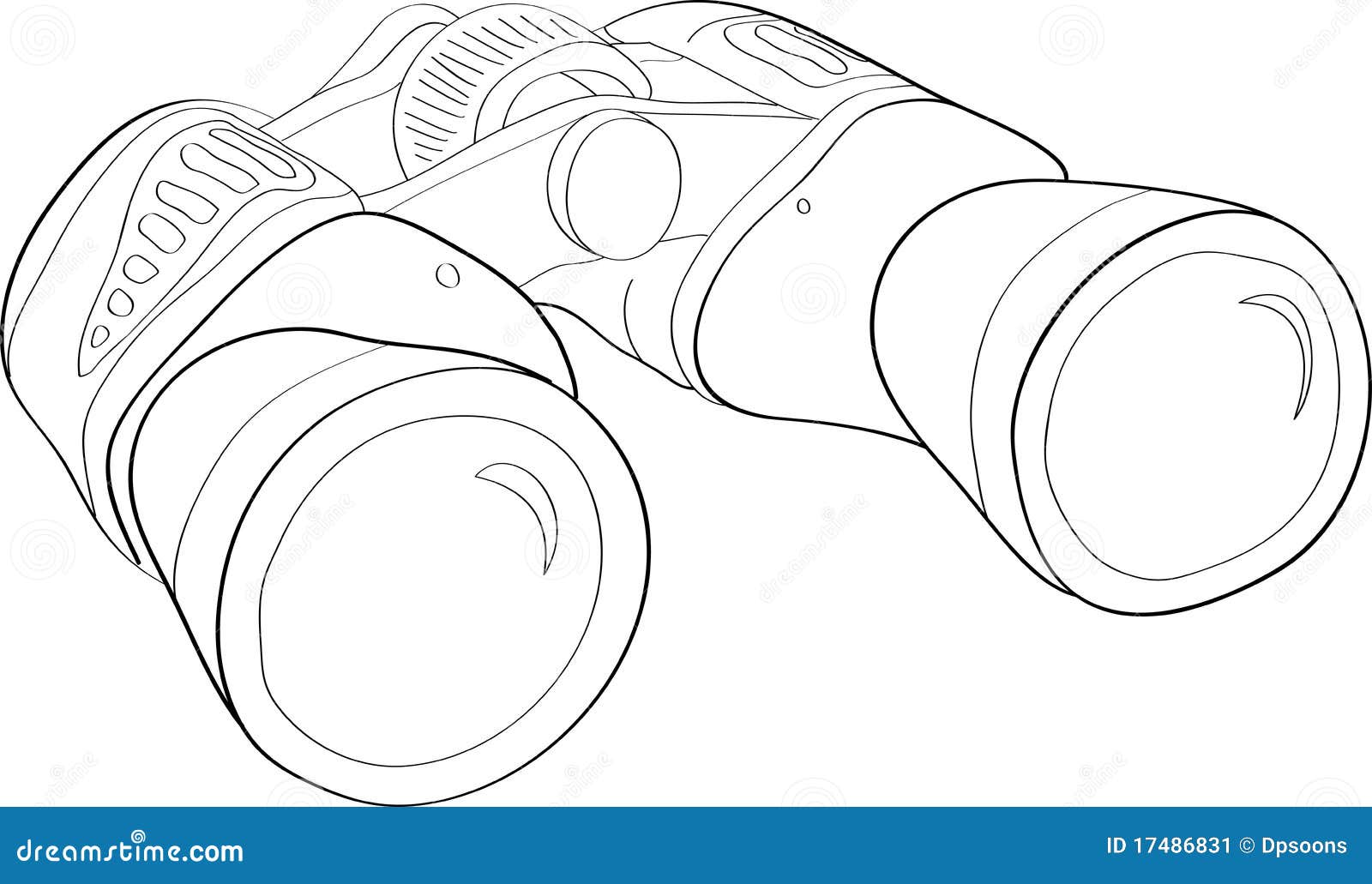 Binoculars Coloring Pages Printable Sketch Coloring Page