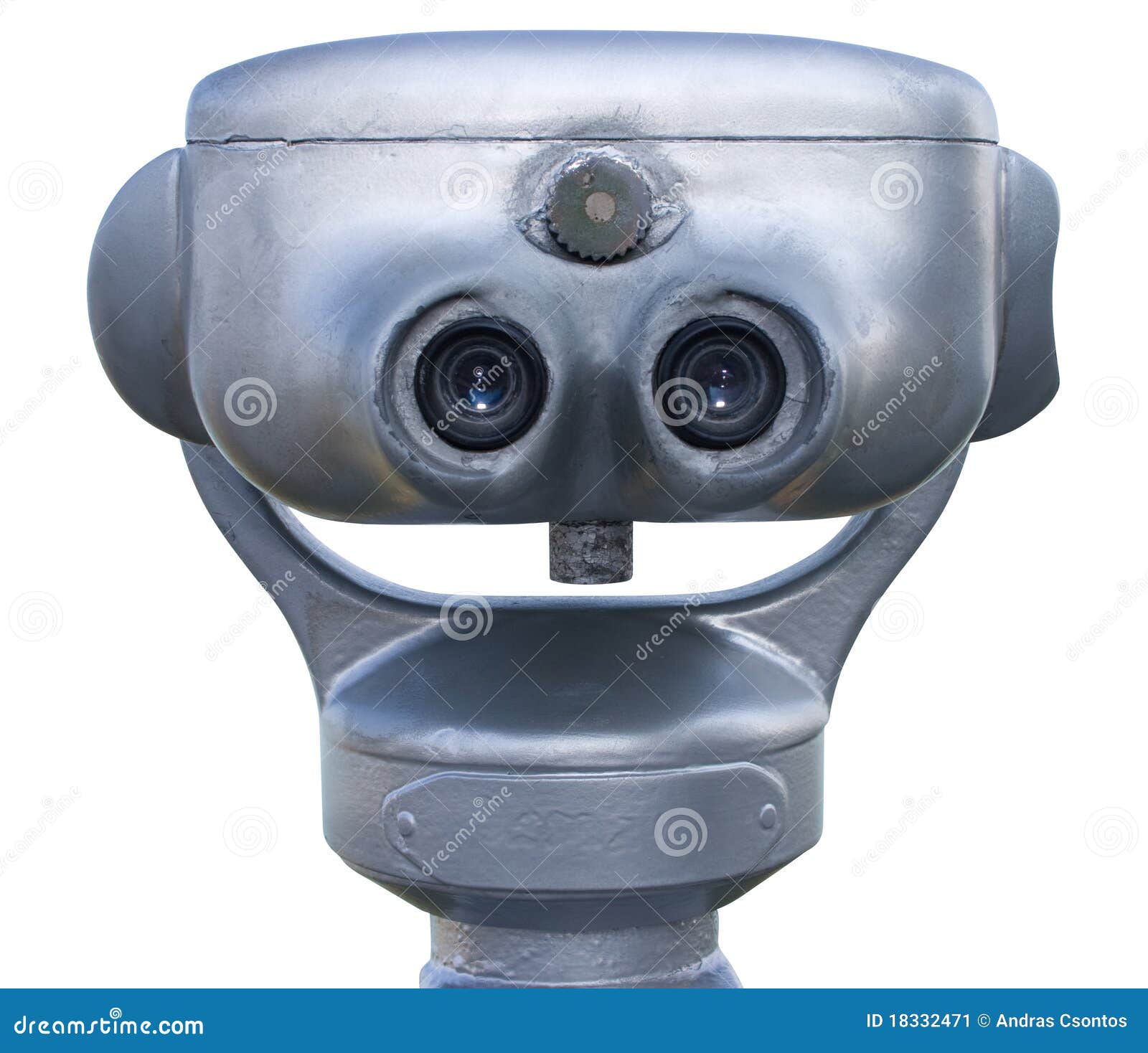 Binoculars from Back with Clipping Path Stock Image - Image of surface ...