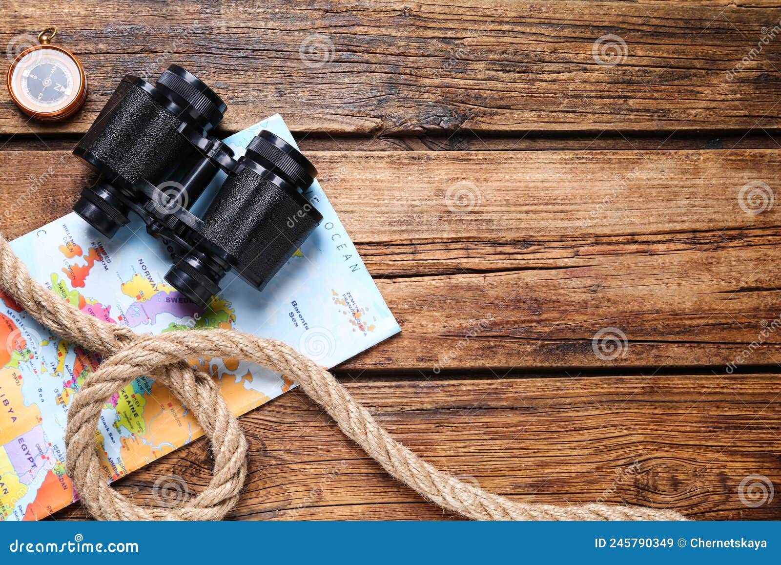 Compass On The World Map Stock Photography | CartoonDealer.com #92596592