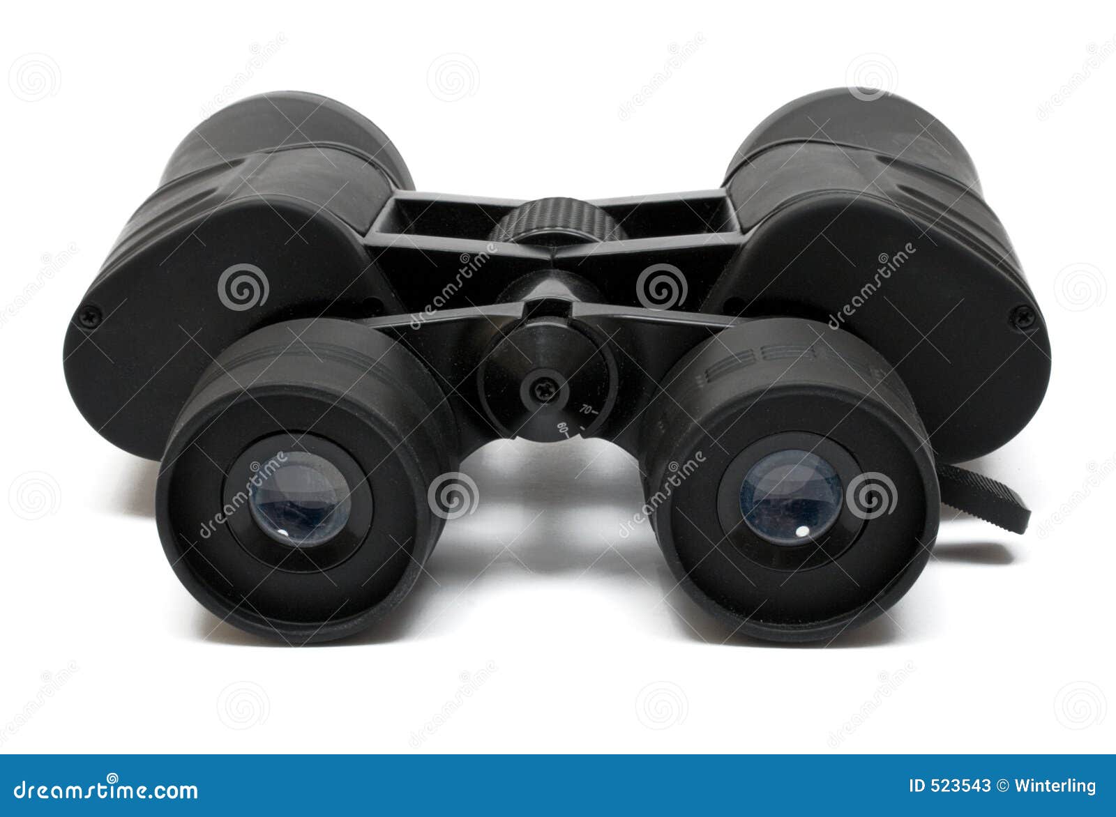 Binoculars Front - Side View W/ Path Picture. Image: 523543
