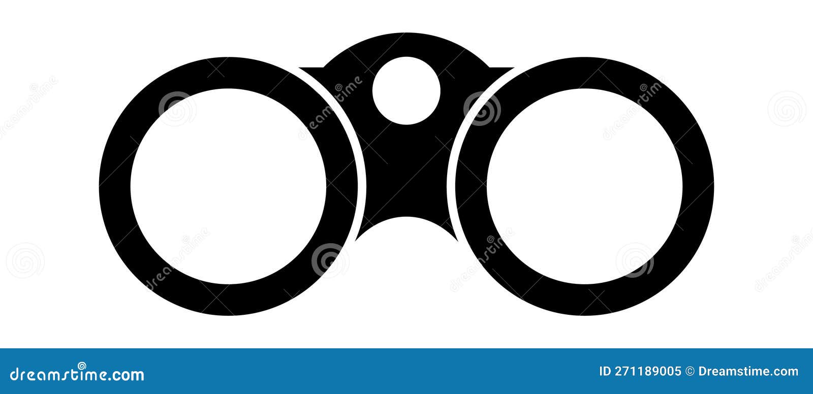 Binoculars Icon. Vector Illustration Isolated on Background. Stock ...