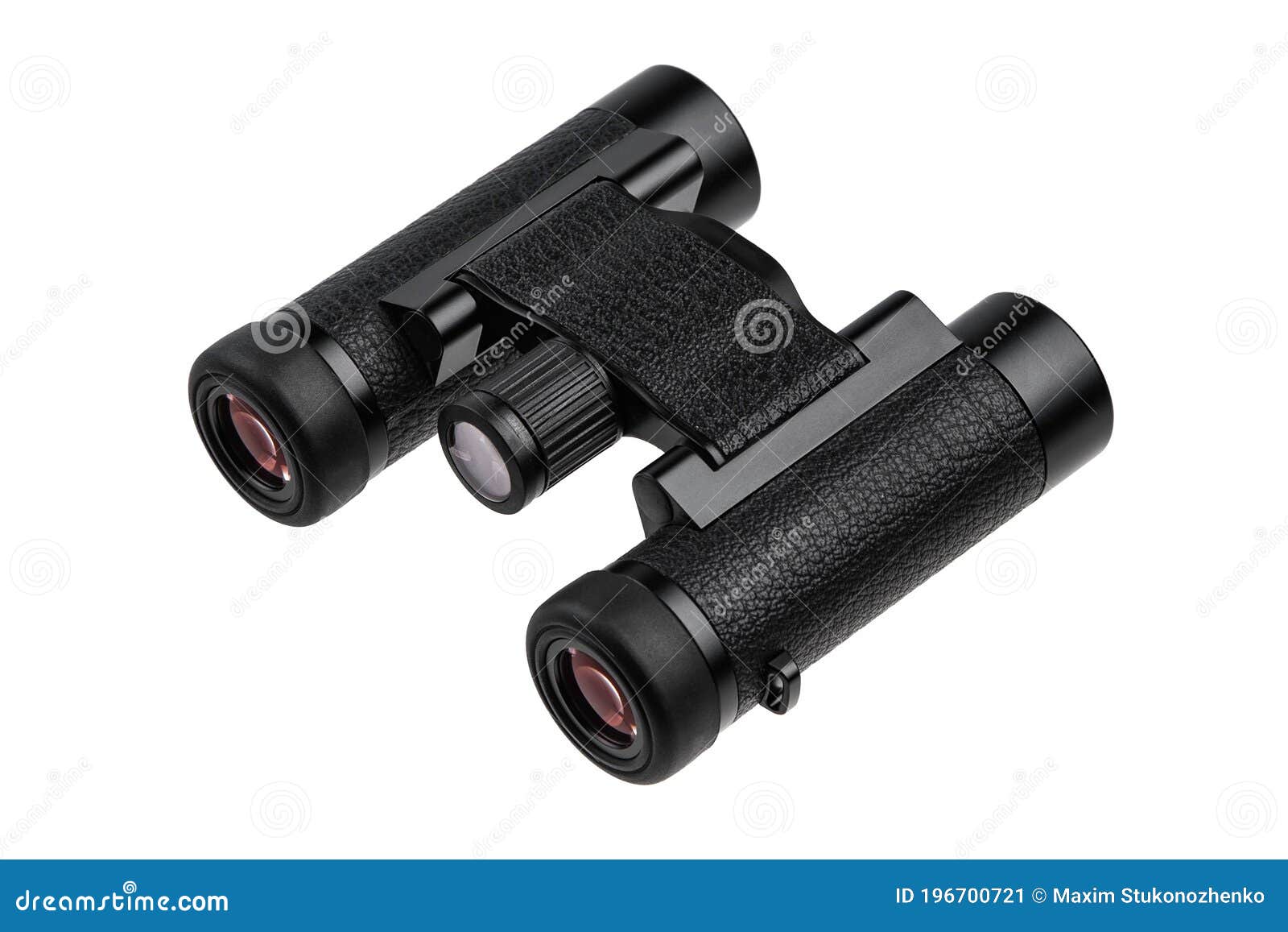Binoculars Isolated on White Stock Image - Image of glass, military ...