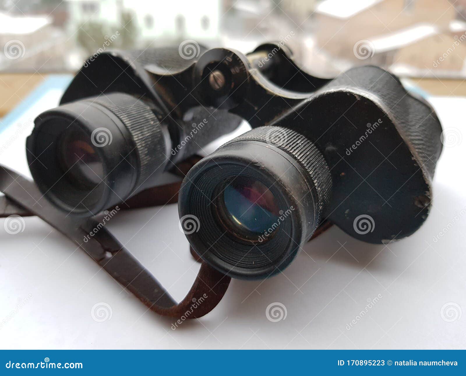 Binoculars of a Soviet Soldier. Ussa.Army of the Soviet Union Stock ...