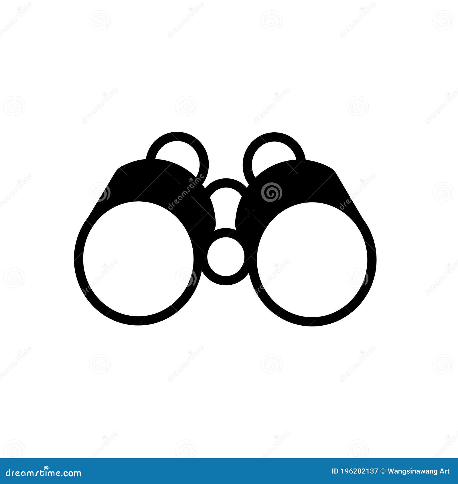 Binoculars Symbol Flat Black Line Icon, Vector Illustration Stock ... Binoculars Symbol Flat Black Line Icon, Vector Illustration Stock ...