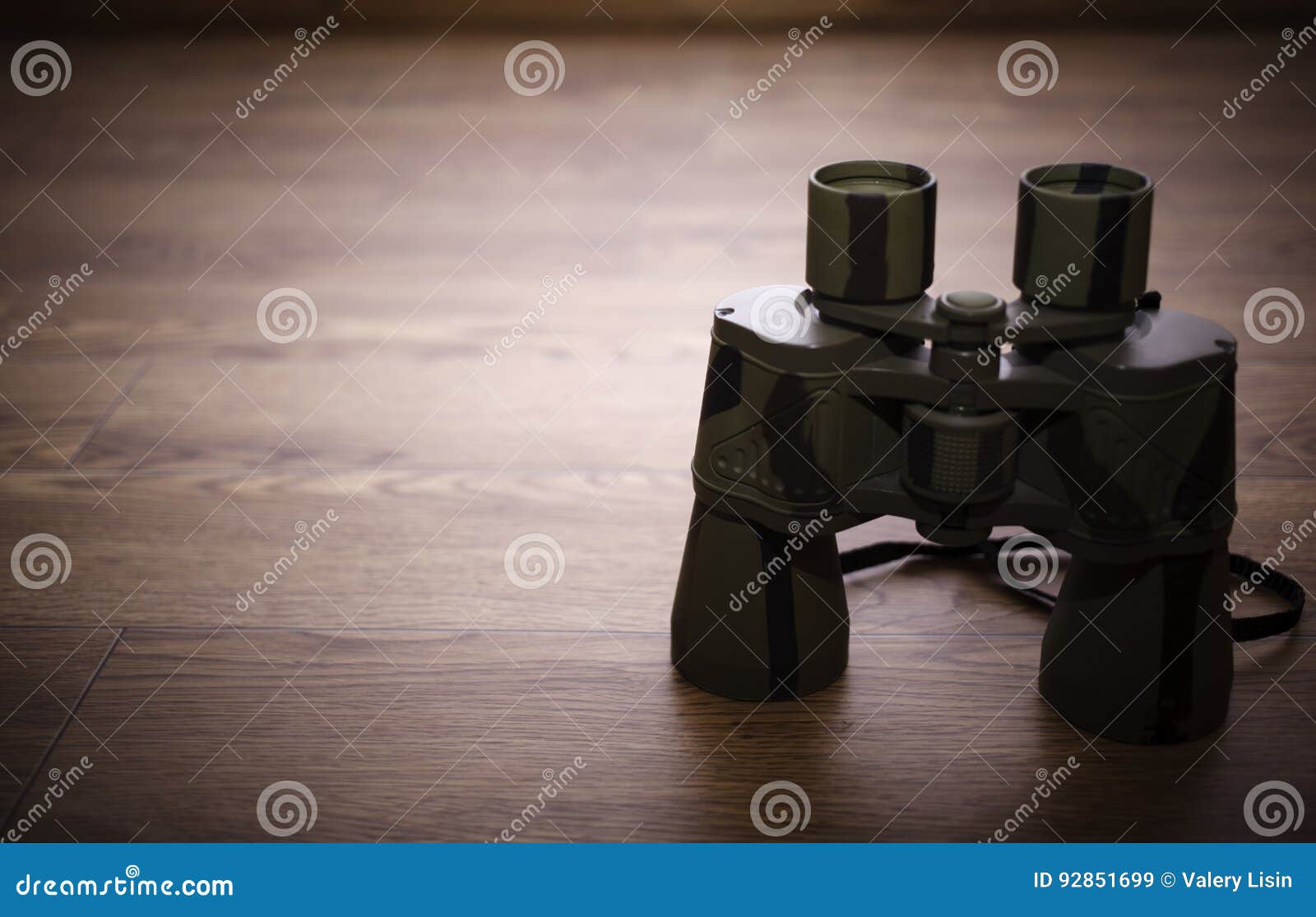 Binoculars on the table stock image. Image of binoculars - 92851699