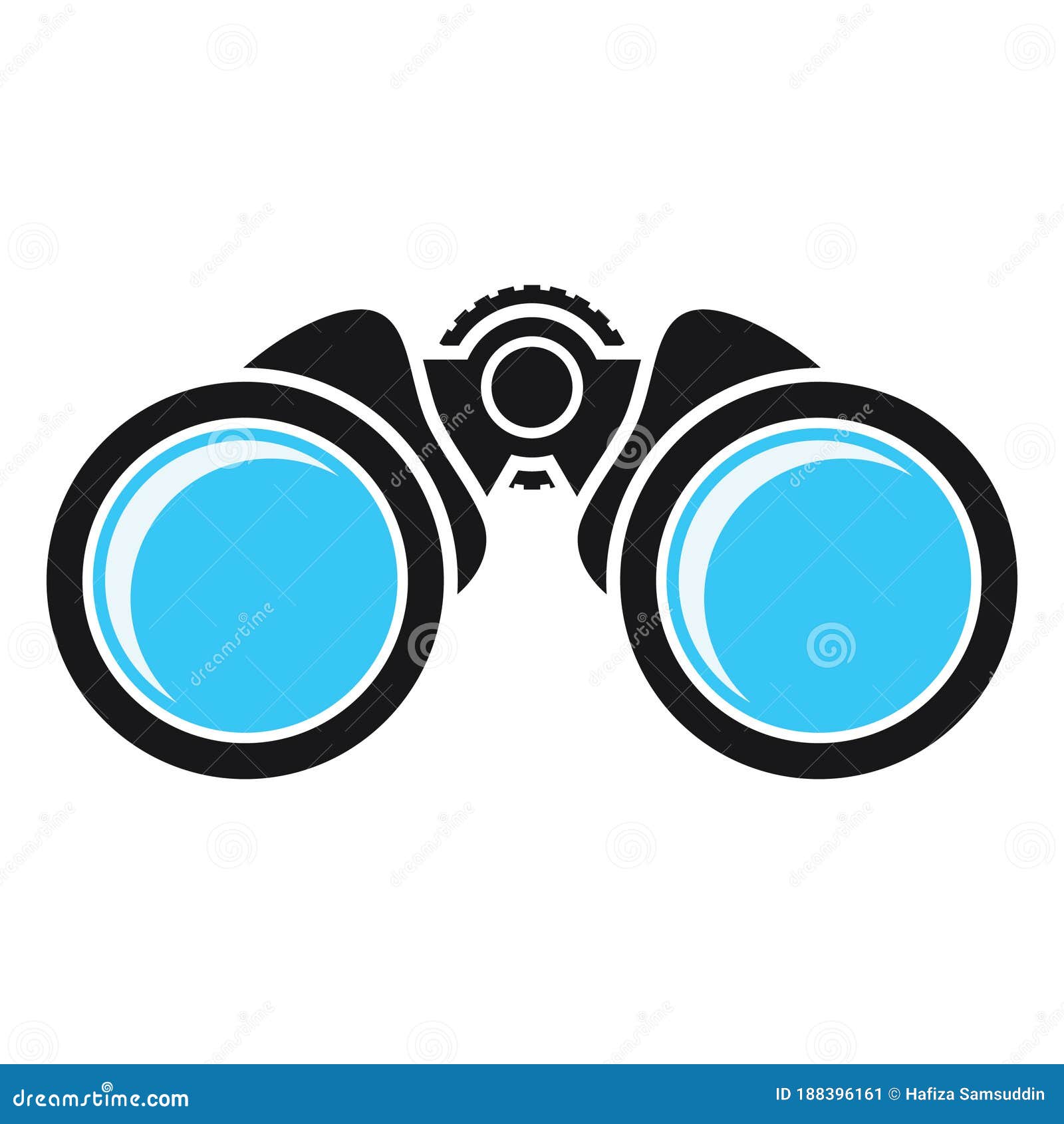 Binoculars. Vector Illustration Decorative Design Stock Vector - Illustration of look ...