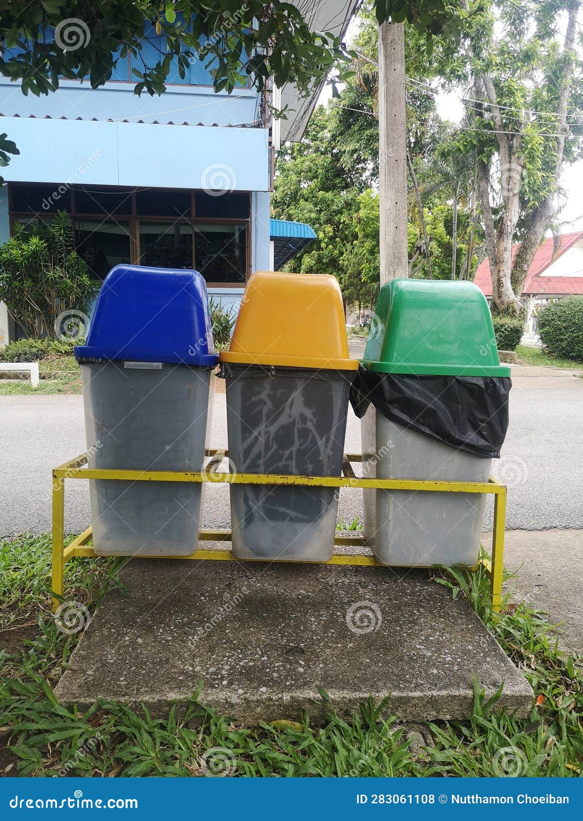 The Bins are Arranged in a Specific Order, Corresponding To Different ...