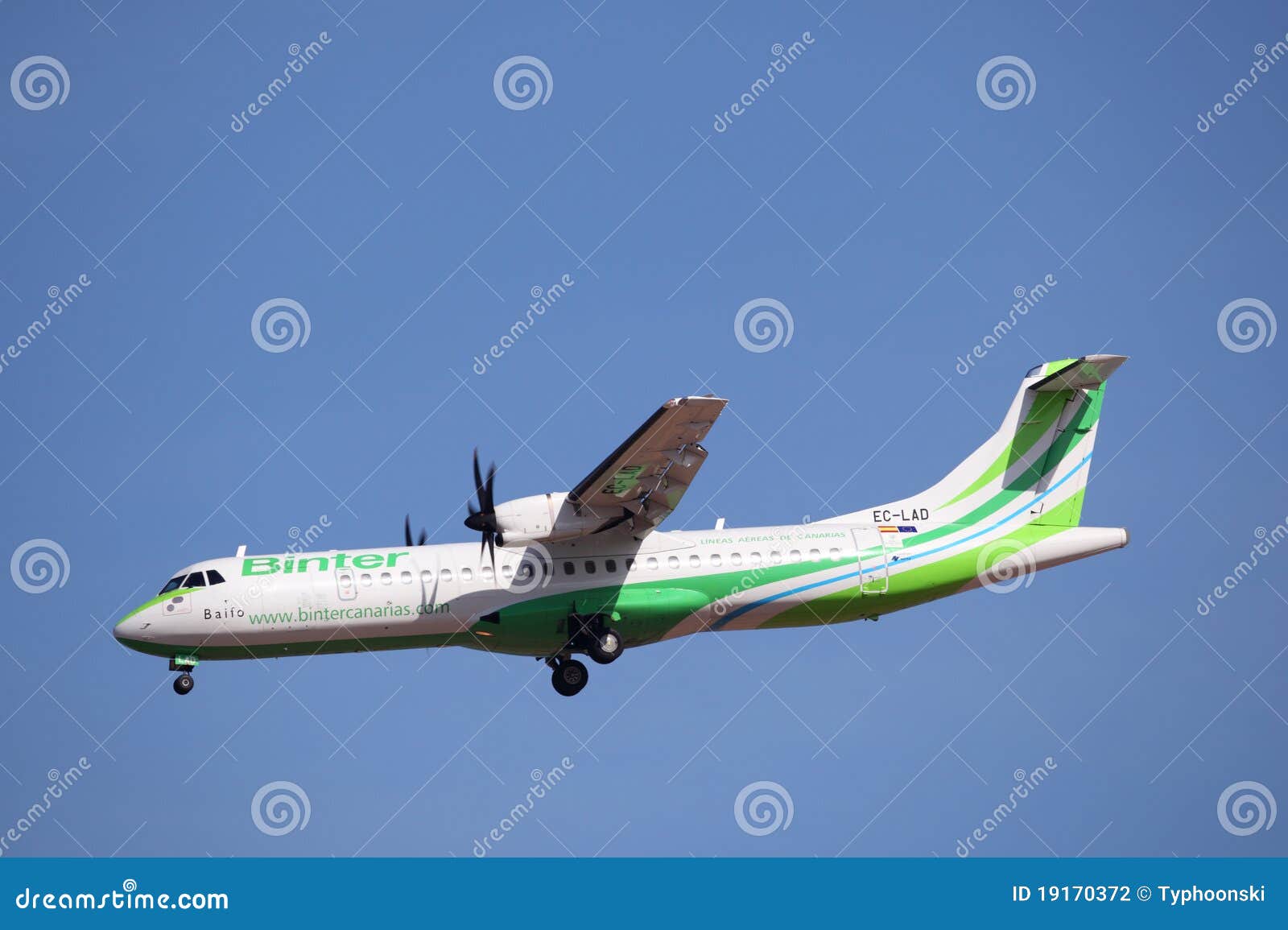 Binter Airlines aircraft editorial photography. Image of aeroplane ...