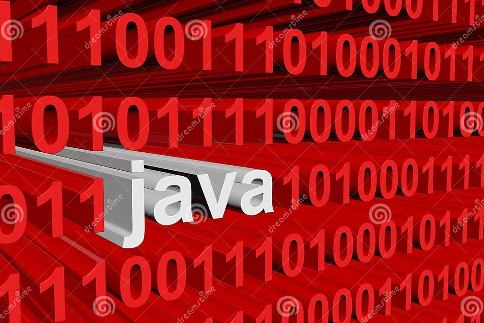 Binär kod Java stock illustrationer. Illustration av kors - 55686274