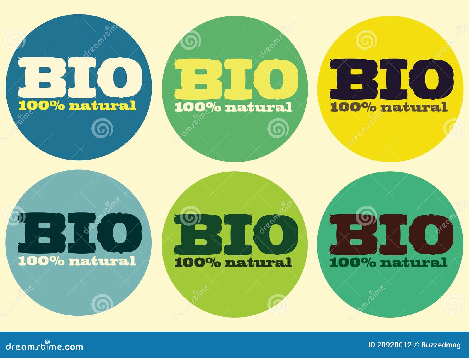Bio 100 natural stock illustration. Illustration of circle - 20920012