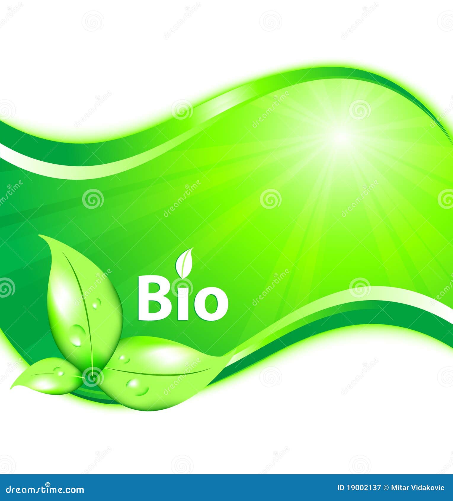 Bio background stock vector. Illustration of effect, herbal - 19002137