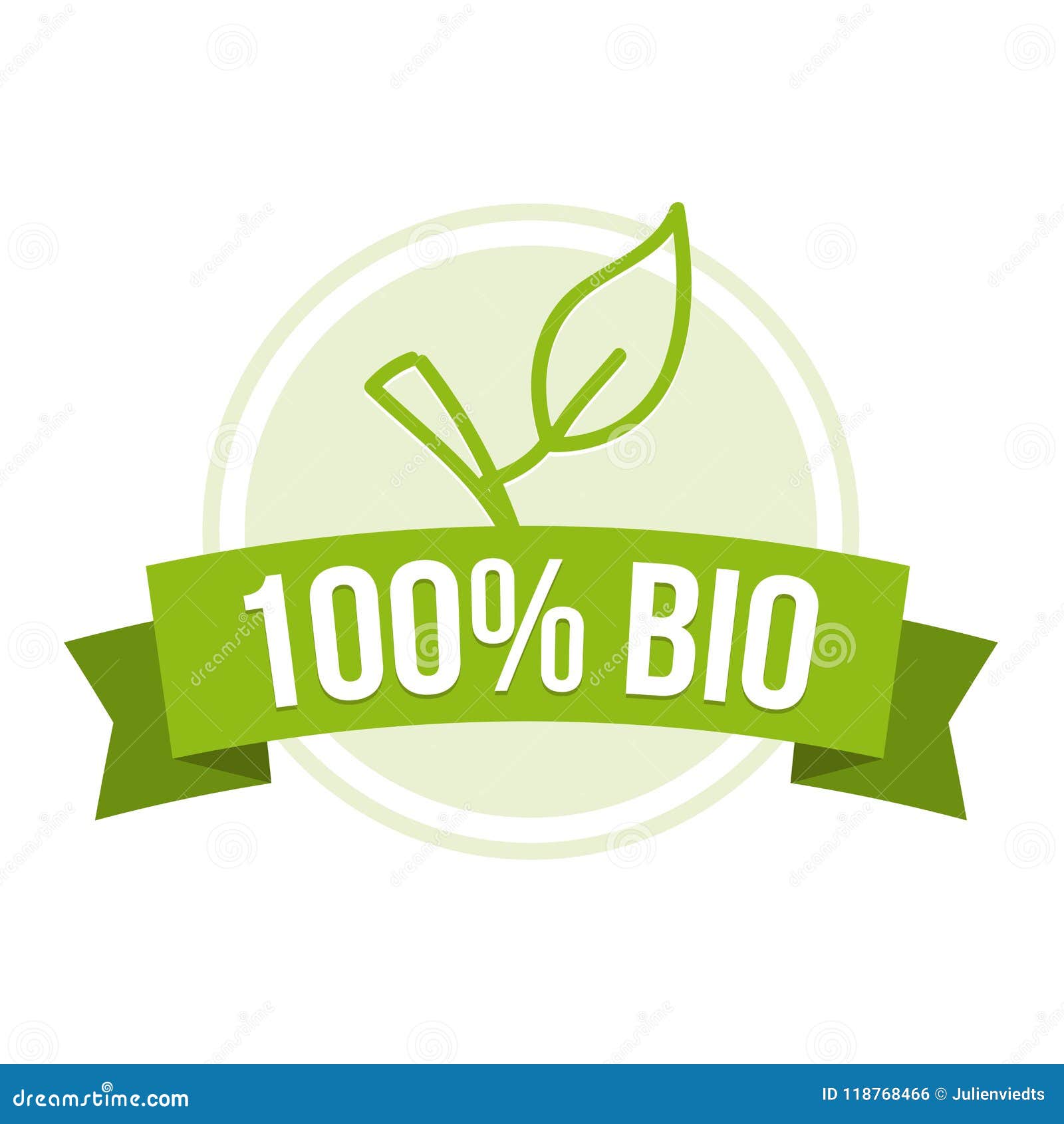 100 Bio Badge - Eps10 Vector. Stock Vector - Illustration of kochen ...
