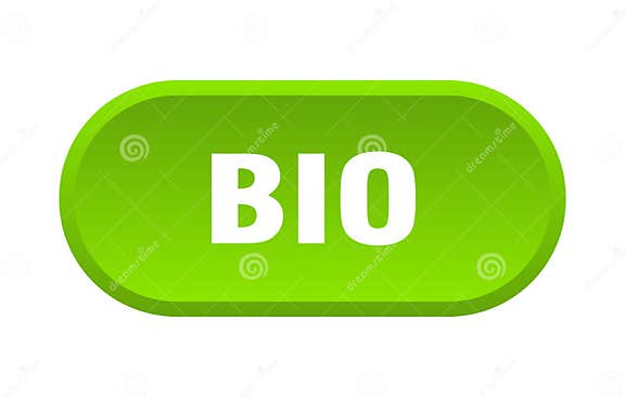 Bio button stock vector. Illustration of sign, notice - 158484068