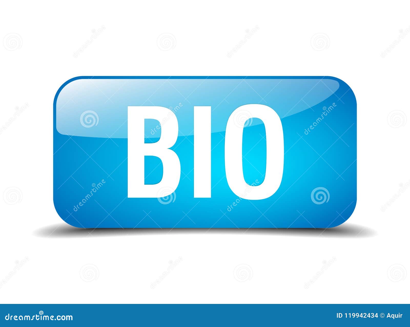 Bio button stock vector. Illustration of graphic, shadow - 119942434