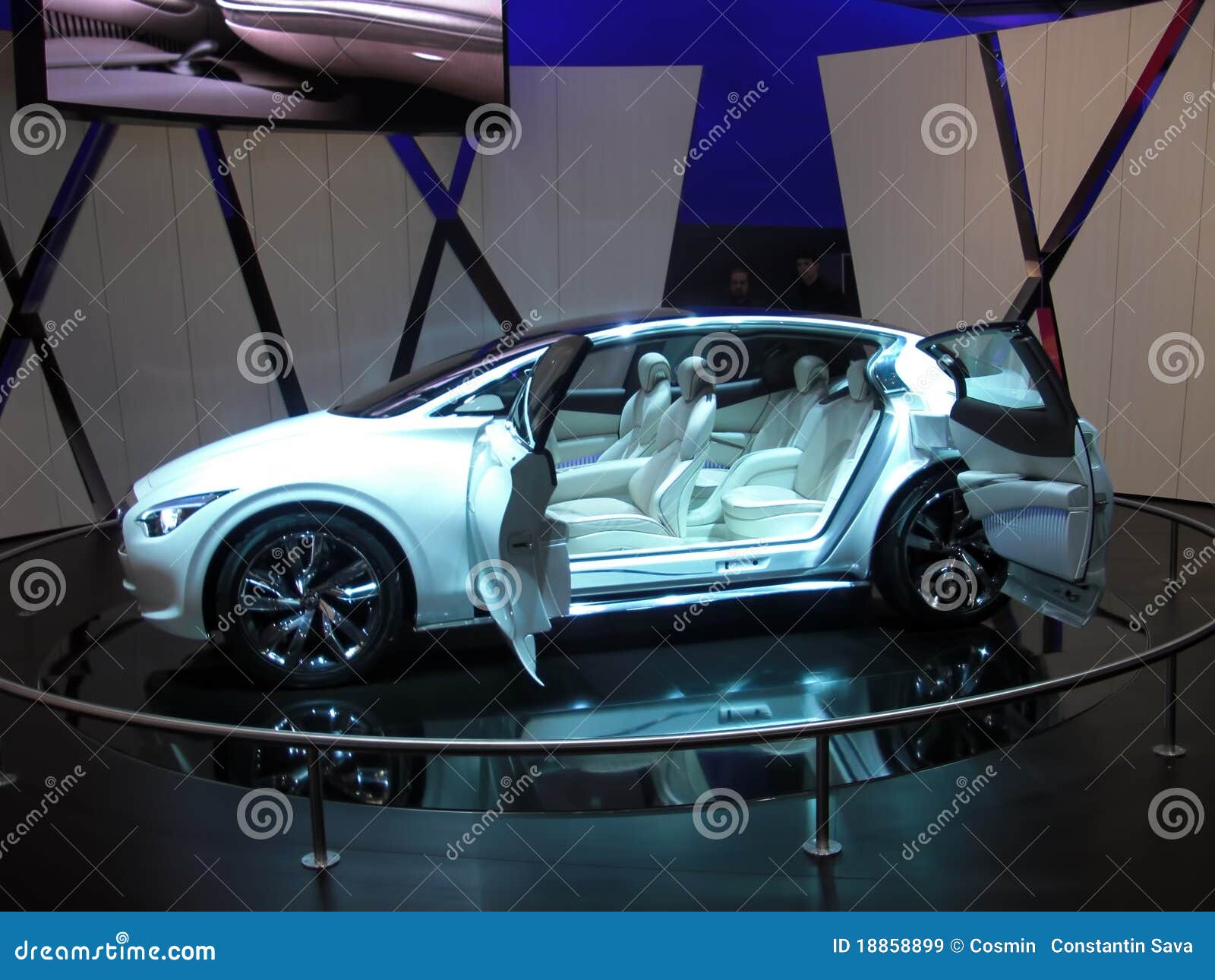 Bio car editorial stock image. Image of exhibition, front - 18858899