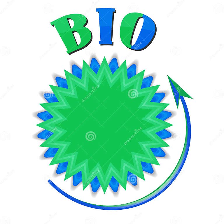 Bio circular object stock vector. Illustration of design - 52287191
