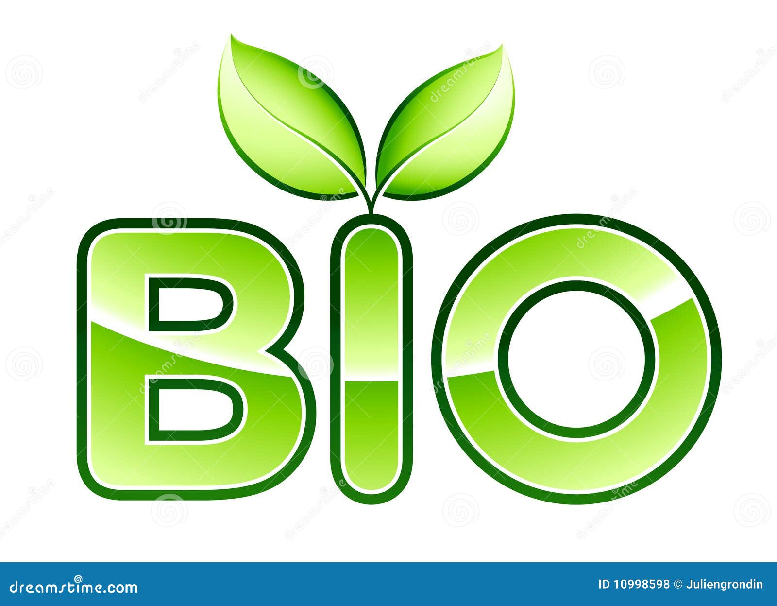 Bio conception illustration de vecteur. Illustration du vert - 10998598