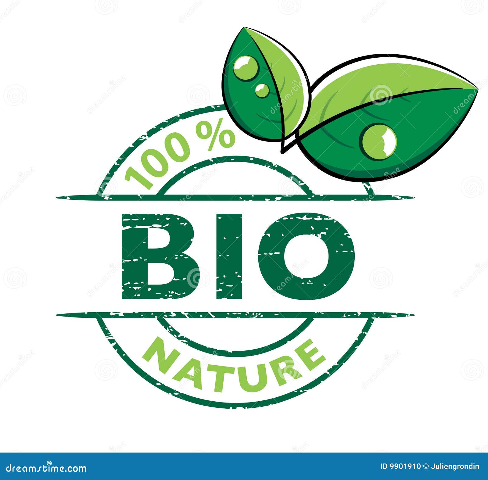 BIO Conception Avec Des Lames Illustration de Vecteur - Illustration du ...