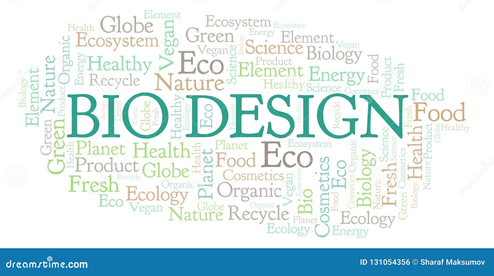 Bio Design word cloud. stock illustration. Illustration of poster ...