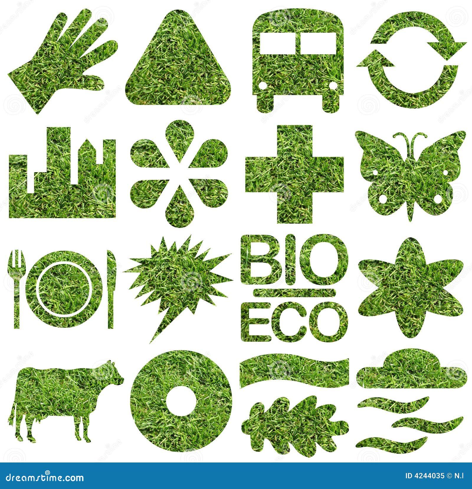 Bio & Ecology icon set stock illustration. Illustration of butterfly ...