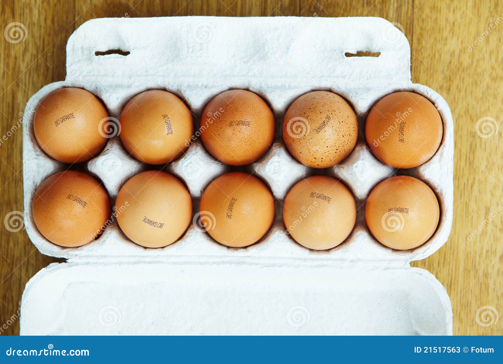 Bio eggs in the box stock image. Image of carton, eating - 21517563