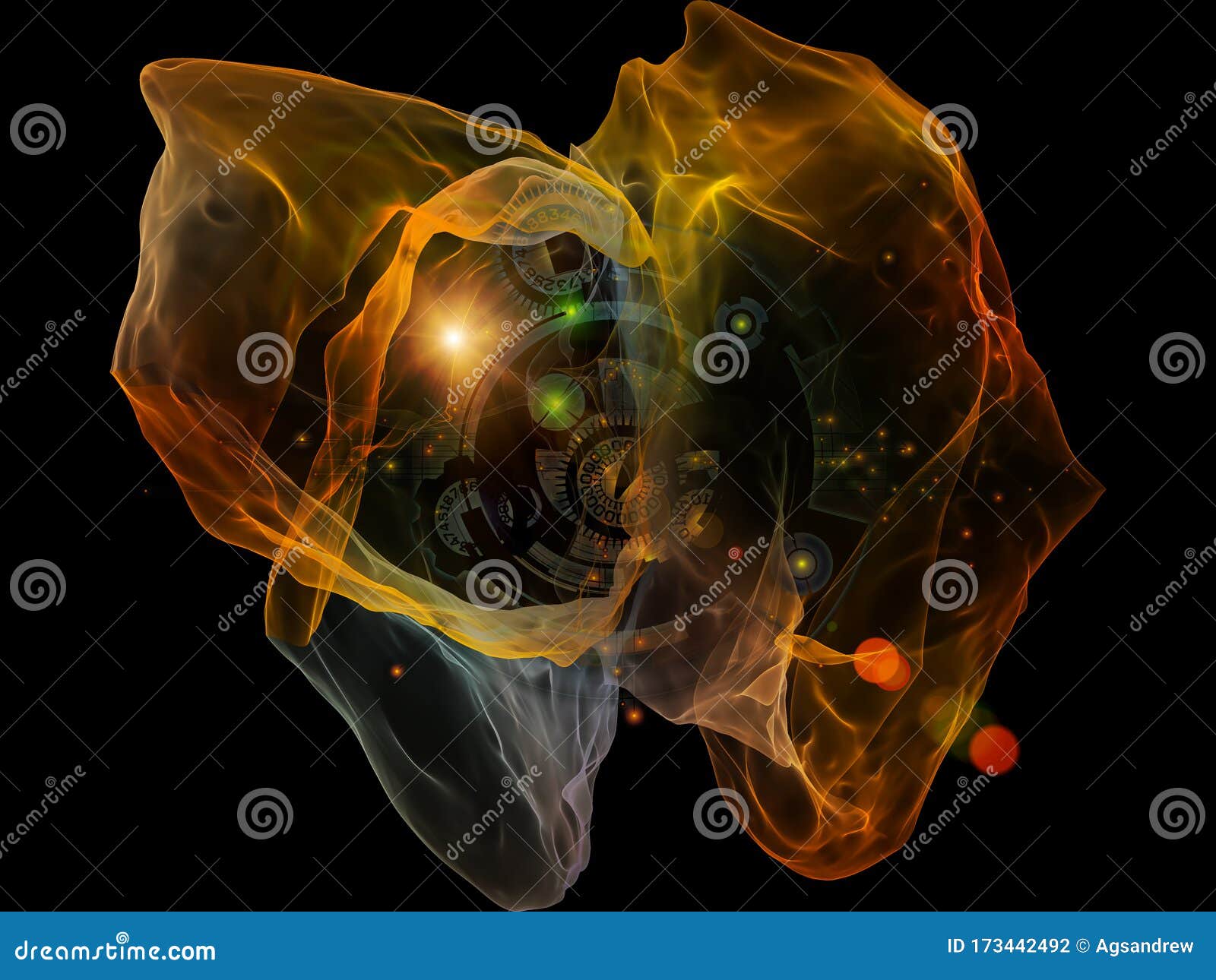 Bio-electric Element stock illustration. Illustration of education ...