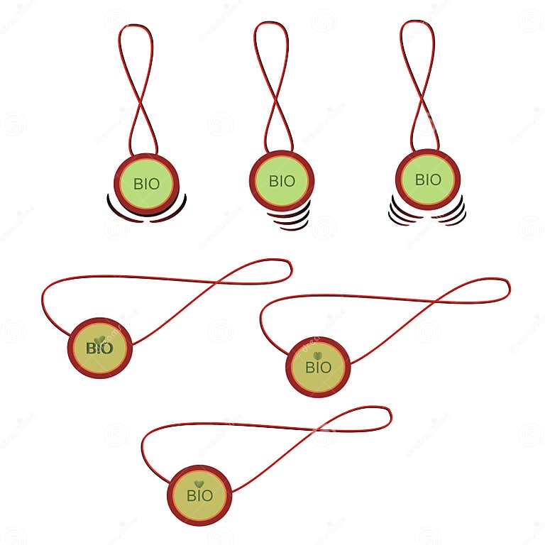 Bio emblems stock vector. Illustration of curve, beautiful - 53796546